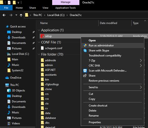 Install Oracle 21c Database On Windows Duh Microsoft Did It Again