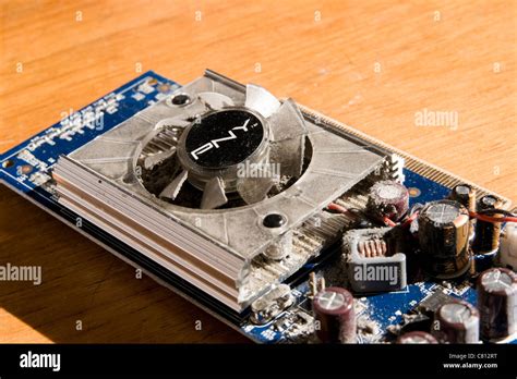Broken PCI Express Graphics Card Stock Photo Alamy