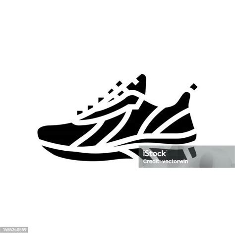 신발 피트니스 스포츠 글리프 아이콘 벡터 일러스트 레이 션 근육에 대한 스톡 벡터 아트 및 기타 이미지 근육 달리기 덤벨