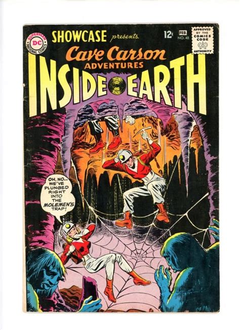 Showcase 48 1964 Vgf Cave Carson Comic Books Silver Age Dc