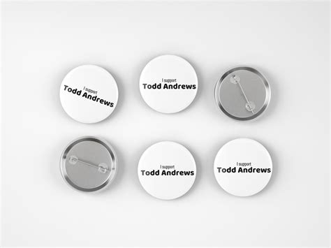 Support Campaign Buttons Minimalist White Buttons With Black Text 2