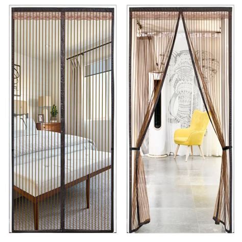 강력한 마그네틱 스크린 도어 커튼 여름 모기장 파리 곤충 스크린 자동 닫힘 메쉬 곤충 파리 벌레 스크린 Aliexpress