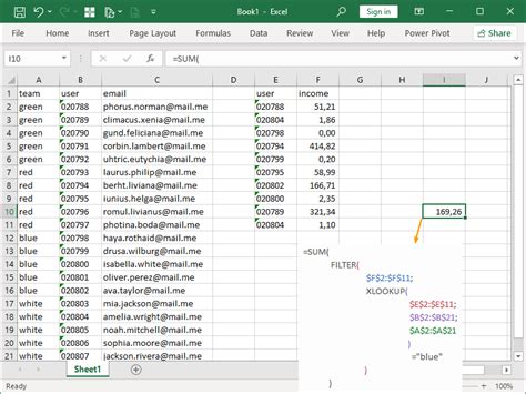 Combining Filter With Xlookup