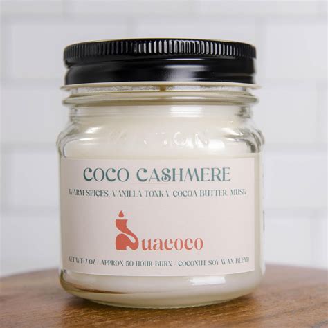 Coco Cashmere Candle Warm Spices Jasmine Coconut Sandalwood Coco