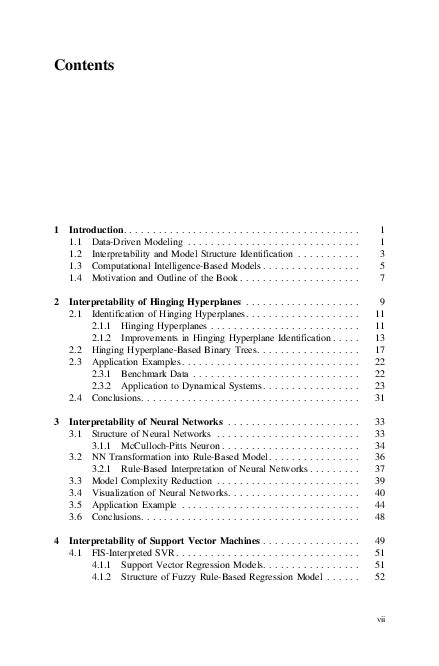 Pdf Interpretability Of Computational Intelligence Based Regression