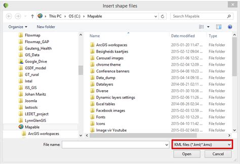 Uploading A Kmlkmz File
