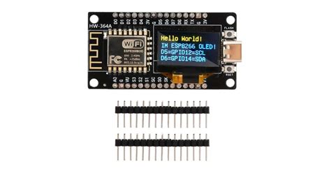 Hw 364a Esp8266 Fejlesztő Panel 096 Oled Kijelző Pepitahu