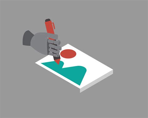 Ai Drawing To Create Or Generate Artwork From Keyword 10513269 Vector