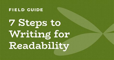 Steps To Writing For Readability Dragonfly Editorial