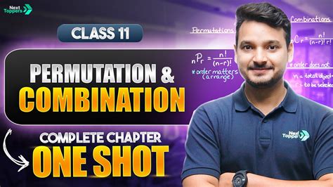 Class 11 Permutation And Combination One Shot Ncert Maths Full Chapter 7 Revision Cbse 2024