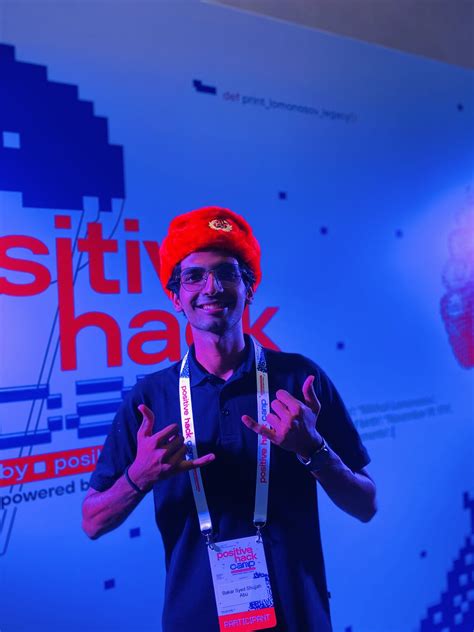 Syed Shujjah Abu Bakar On Linkedin Cybersecurity Ethicalhacking Infosec Positivehackcamp