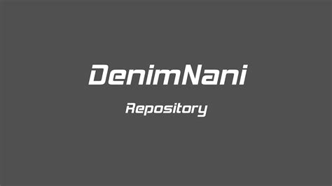 Github Denimnani Denimnani Github Io Denimnani Repository