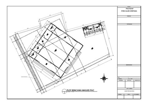 Plot Rencana Masjid Pac Pdf