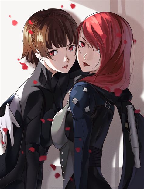 Kirijou Mitsuru And Niijima Makoto Persona And 4 More Drawn By