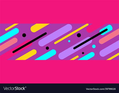 Modern Abstraction Composition Made Of Various Vector Image