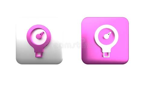 Colorful Gauge Scale Icon Isolated On White Background Satisfaction Temperature Manometer