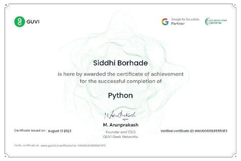 Siddhi Borhade On Linkedin Python Linkedin Programming Skills