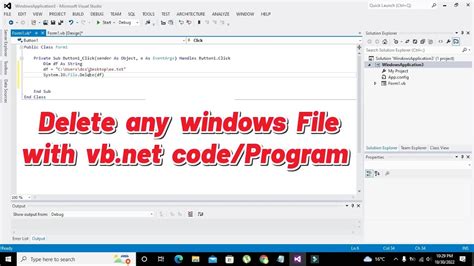How To Delete Any Windows File In Delete An External File With
