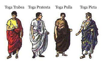 Different Togas Roman Toga Toga Ancient Roman Clothing
