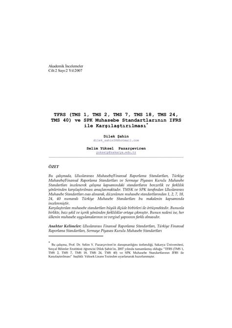 TFRS TMS 1 TMS 2 TMS 7 TMS 18 TMS 24 TMS 40 Ve SPK