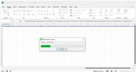 Sage X3 V12 Office Excel Add In General Discussion Sage X3 Community Hub