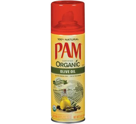 Pam Organic Olive Oil Cooking Spray 5 Ounce 12 Per Case