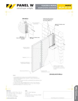 Detalles De Instalacion Panel W Pdf