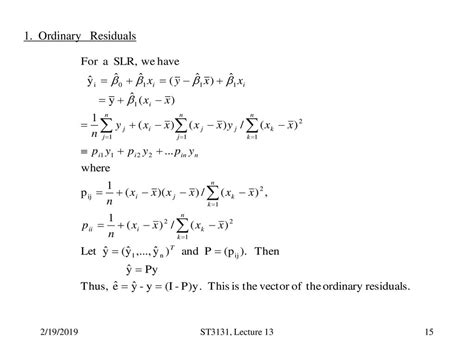 chapter 4 regression diagnostics detection of model violation ppt