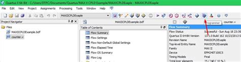 MAX II CPLD Basic Getting Started Tutorial The EECS Blog
