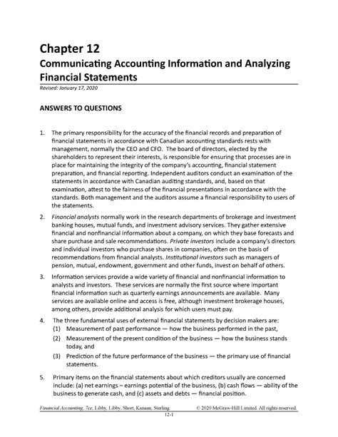 libby 7ce sm ch12 final r chapter 12 communicating accounting