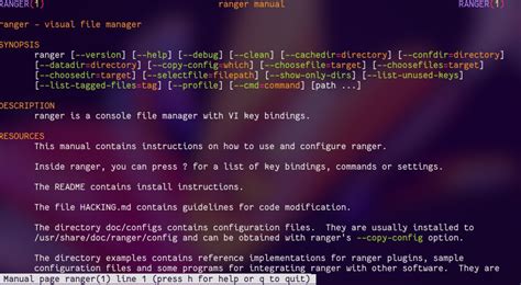 ranger un gestionnaire de fichiers cli stacklima