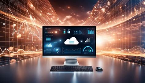 Cloud Technology With Big Data Analytics Premium Ai Generated Image