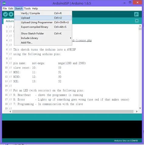 Blog Of Wei Hsiung Huang Burning Arduino Uno Bootloader To Blank Atmega P PU Using Arduino
