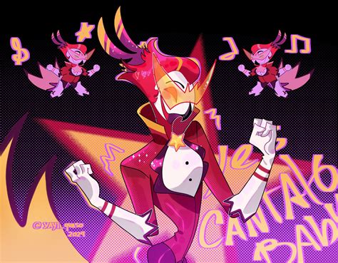 Helluva Boss Highres 1babe Beak Demon Babe Feathers Formal Clothes Glasses Hair Slicked