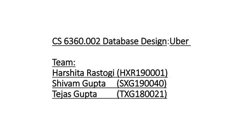 Uber System Design Architecture For Embedded System Pptx