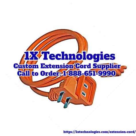 Extension Cord Price Cost Power Amps Rating Custom Types Lengths