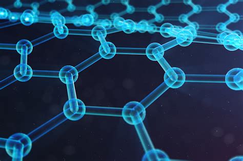 3d 그림 나노기술 적 열 하는 6 각형 기하학적 양식 클로즈업 개념 그래 핀의 원자 구조 개념 그래 분자 구조 과학 그림 0명에 대한 스톡 사진 및 기타 이미지 Istock