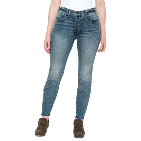 Lucky Brand Bridgette Button Fly Skinny Jeans For Women