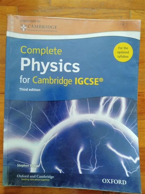 complete physics cambridge igcse textbook 3rd ed hobbies and toys books