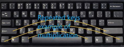 Multiplication Technique On Keyboard