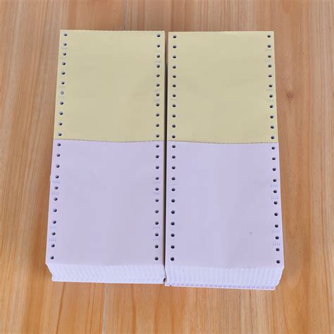 40列纸针式电脑打印纸120mm 2 3二联三联二等分三等分打印纸包邮 虎窝淘