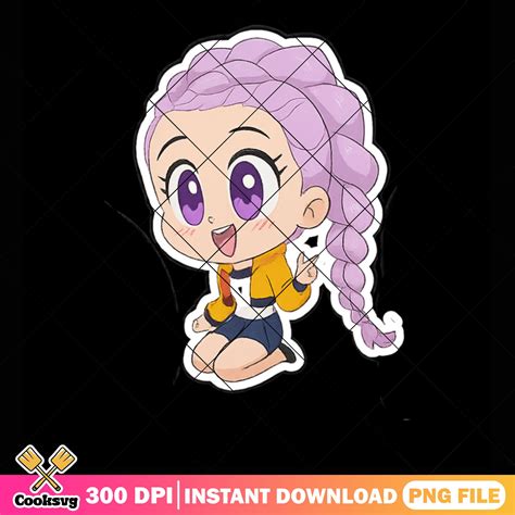 Chibi Sitting Rumi Png Sticker Kpop Rumi Png Huntrix Girl Png Cooksvg