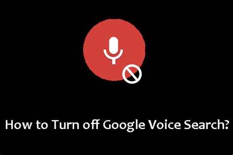 How To Turn Off Google Voice Search On Android And IOS MiniTool
