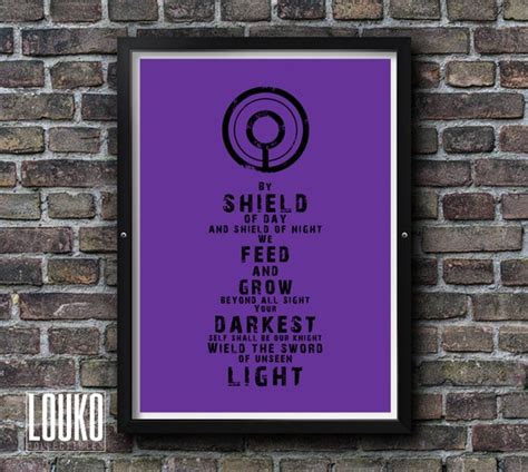 Indigo Lantern Corps Oath English
