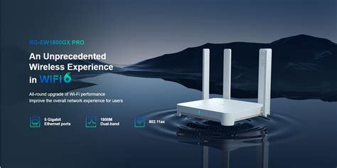 Ruijie Reyee Rg Ew Gx Pro Ax Wifi M Dual Band Gigabit Mesh Router