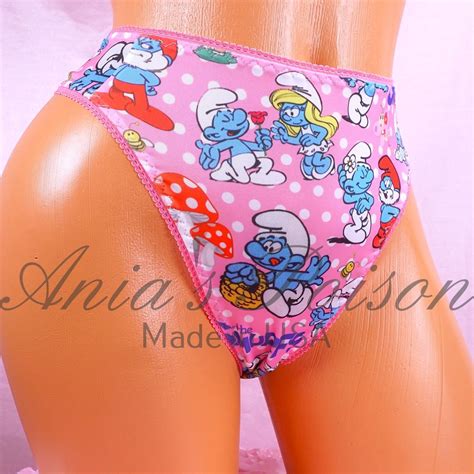 Stretchy Super Comfy Smurfs Ladies Panties Limited Time Perfect