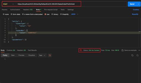 Getting Error When Make Api Call For Sales Order Entity In The 23r2