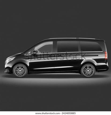 Black Mercedes V Class Side Profile Ai Generated Image 2424850885