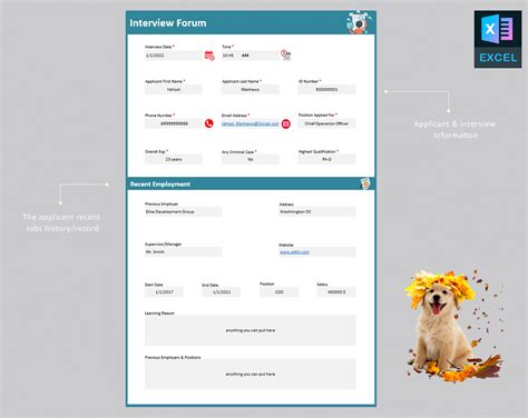 Download Interview Template Hr Interview Candidate Assessment And