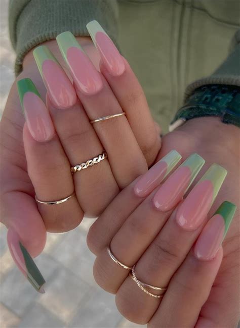 51 Luxury French Tip Coffin Nails Youll Flip For Page 31 Of 52